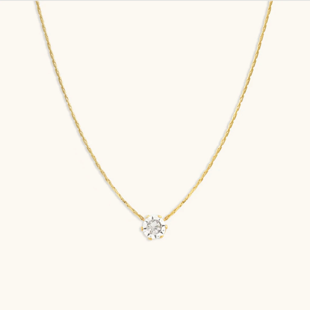 Enchanted diamond Necklace- 18k Gold Plated